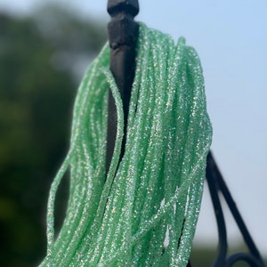 Glitter Tubing GLITTER ROPE Enchanted Mint Shimmer Sold by the Yard ...