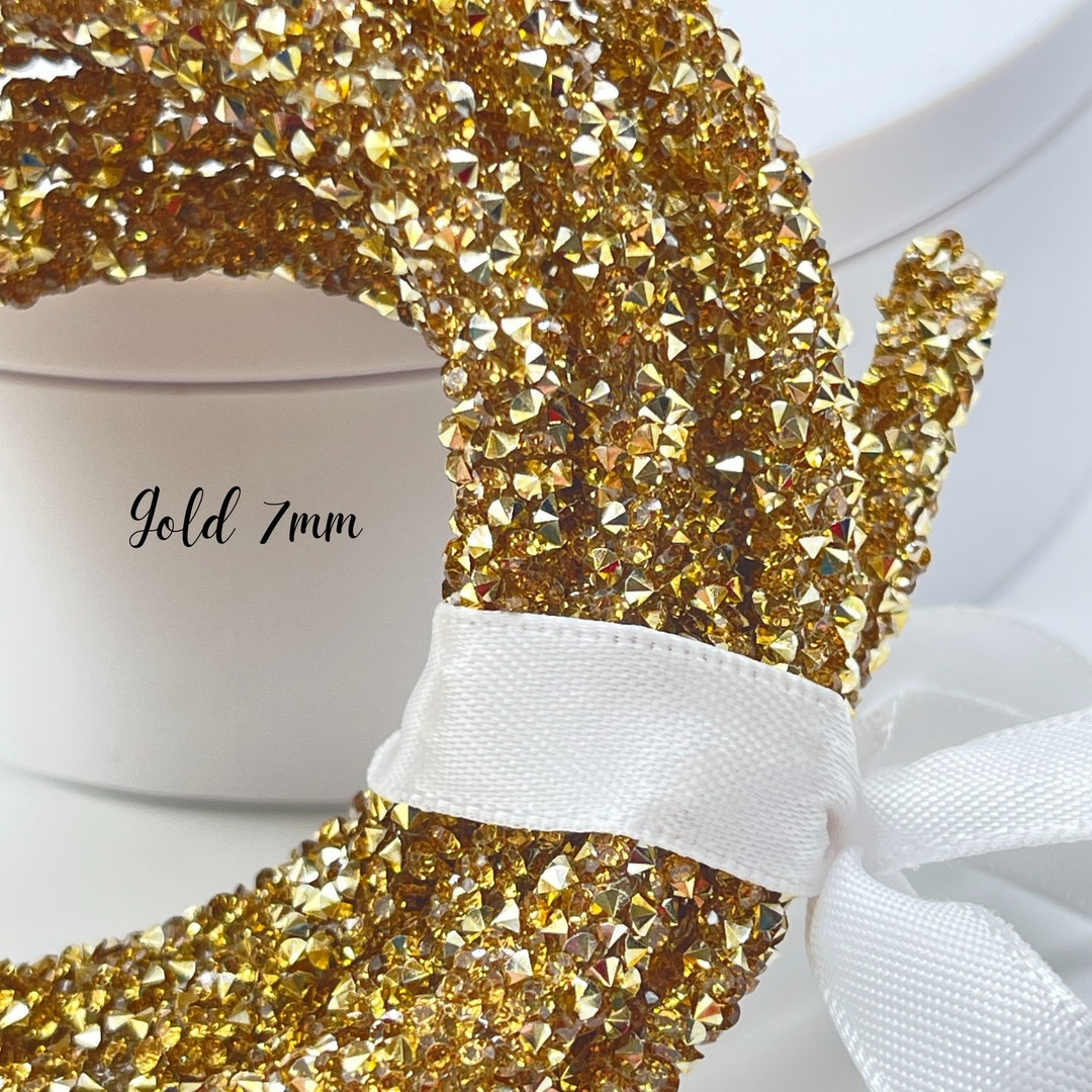 CHUNKY Gold GLITTER ROPE | 7mm Gold Glitter Rope | Jewelry Making ...