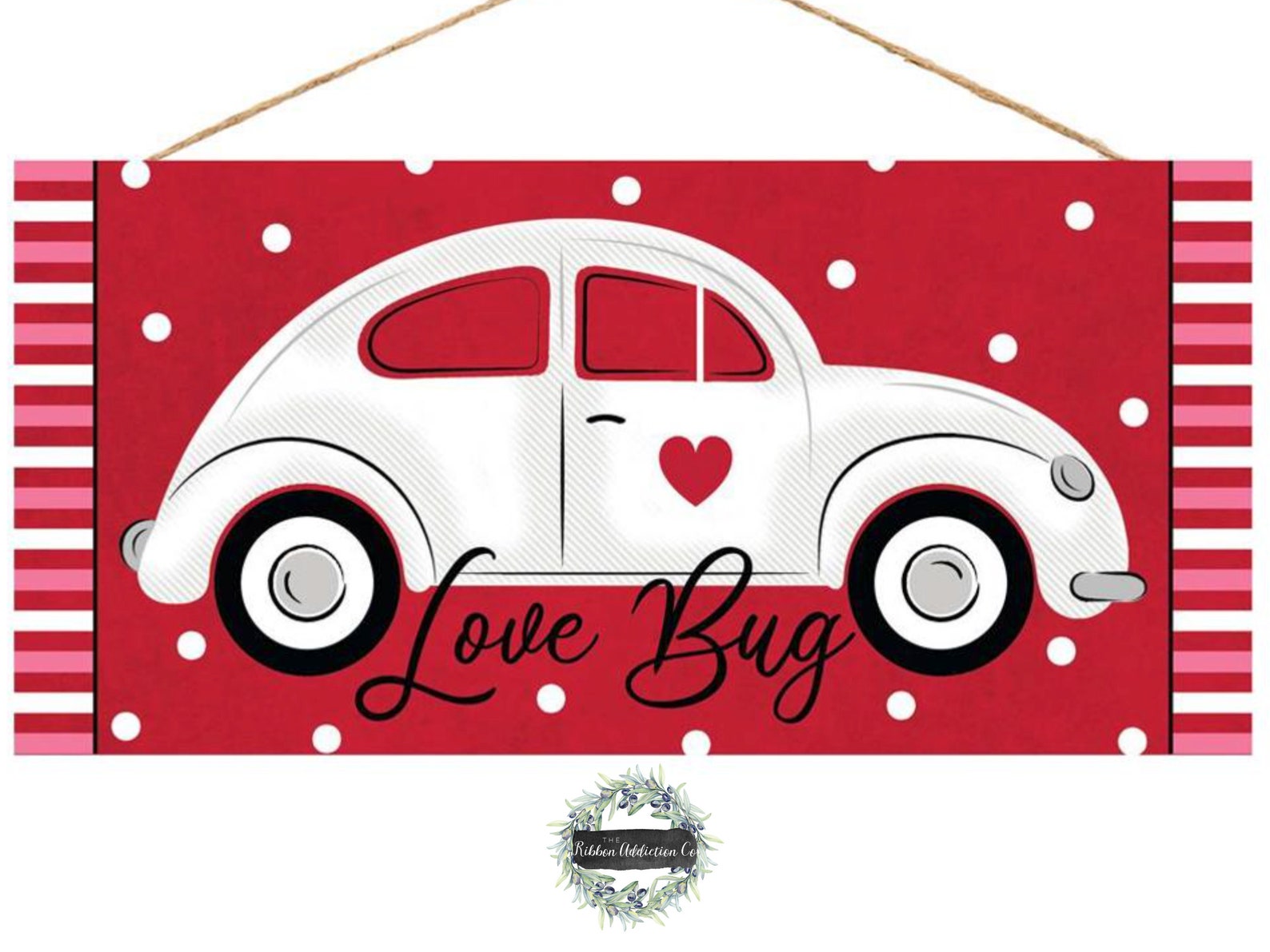 Bug Car Love Bug Sign Wreath Attachment Signs for - Etsy
