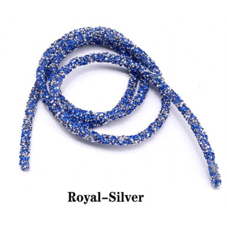 CHUNKY GLITTER ROPE 7mm Hollow Glitter Cording Jewelry - Etsy