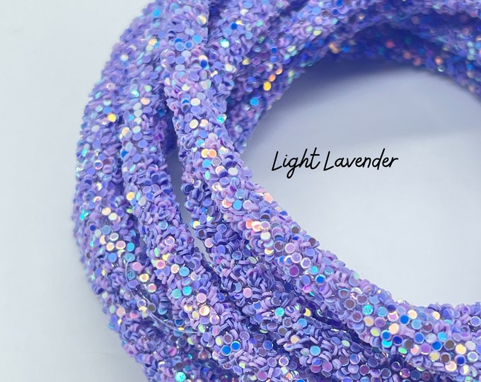 Glitter Tubing | GLITTER ROPE | Sequin Rope | Light Lavender | Sold by ...