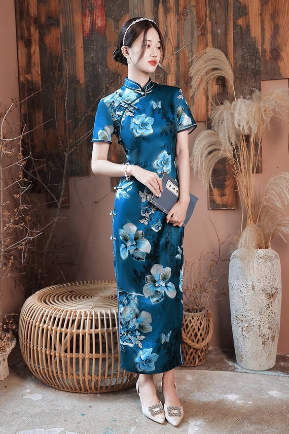 Traditional Chinese Dress Chinese Cheongsam Lace Qipao Finland ...