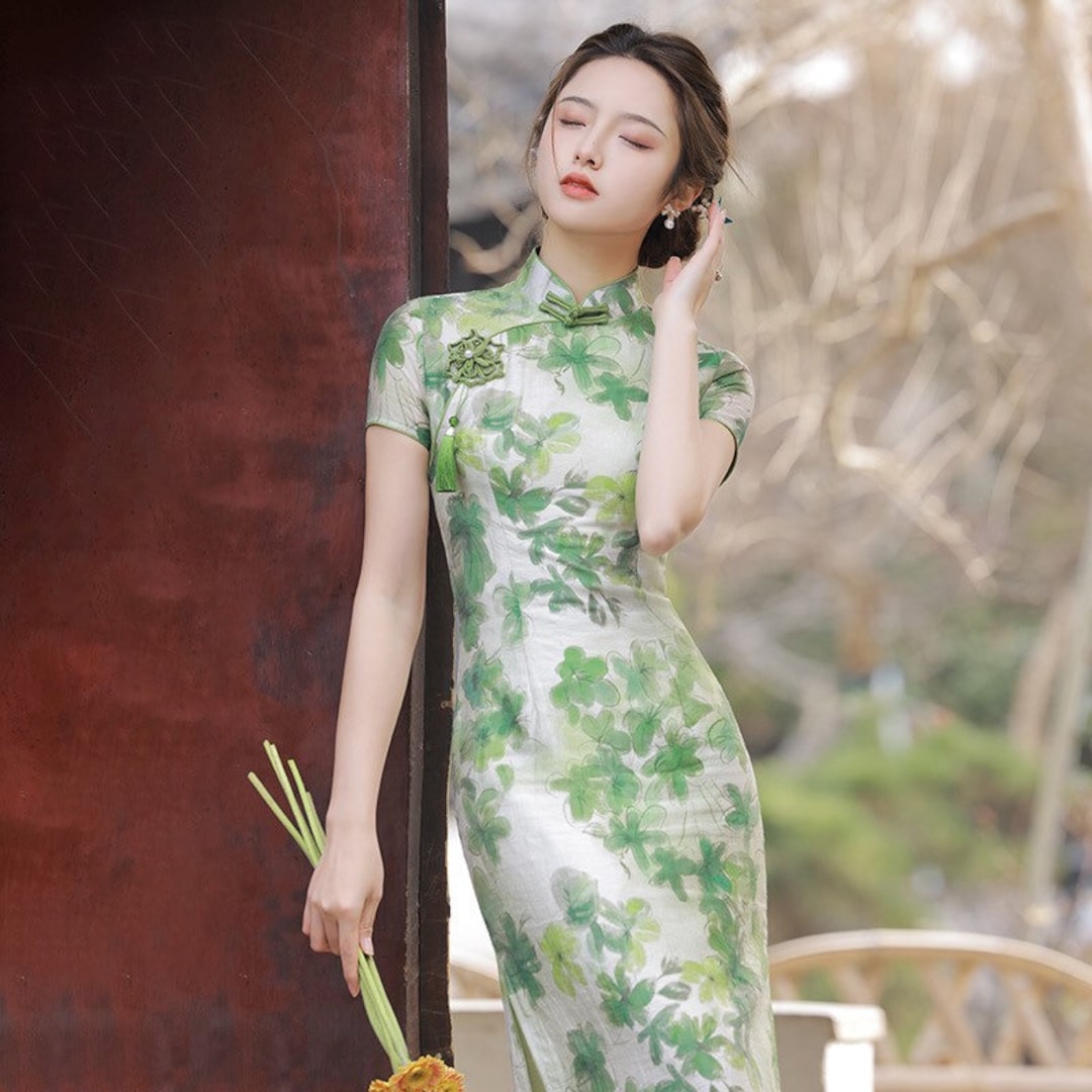 Modern Chinese Qipao Chinese Cheongsam Spring Qipao Evening - Etsy New ...