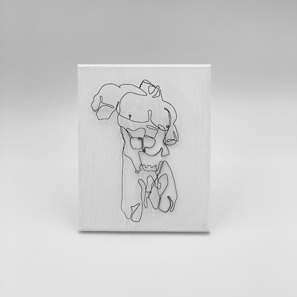 Nude Wire Art Etsy Australia