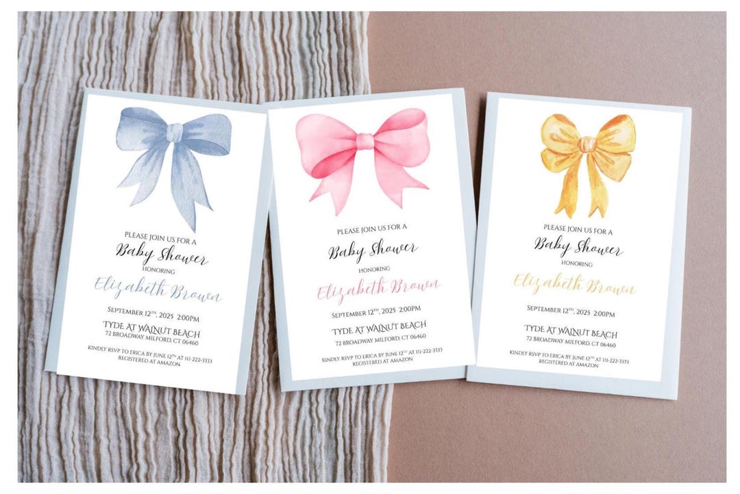 Editable Printable Baby Shower Invitation Template Customizable ...