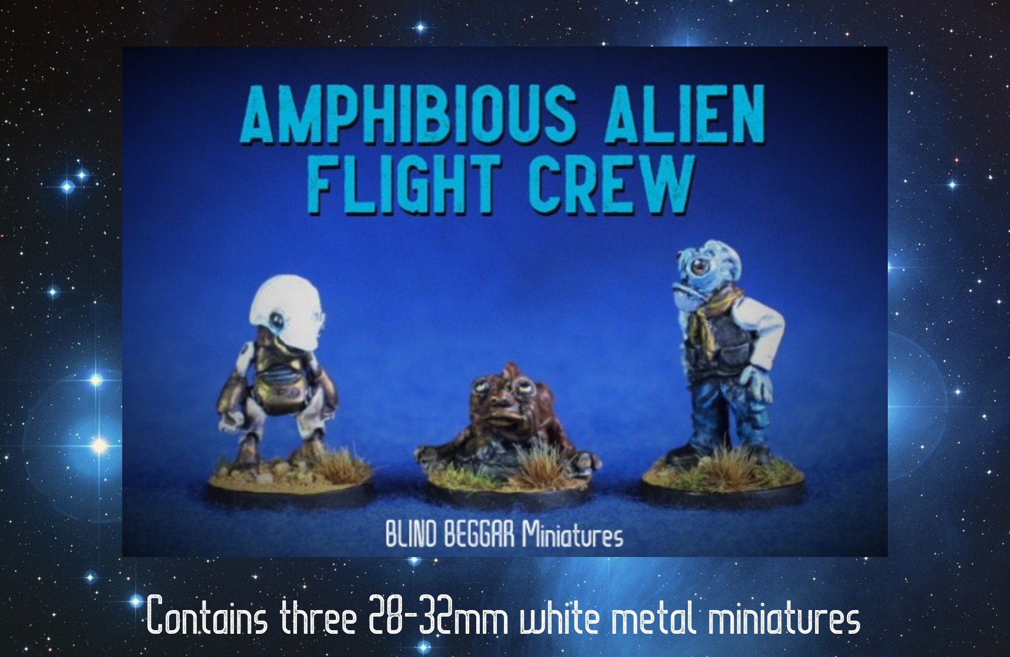 Toys & Games Amphibious Alien Civilians BLIND BEGGAR MINIATURES sci-fi ...