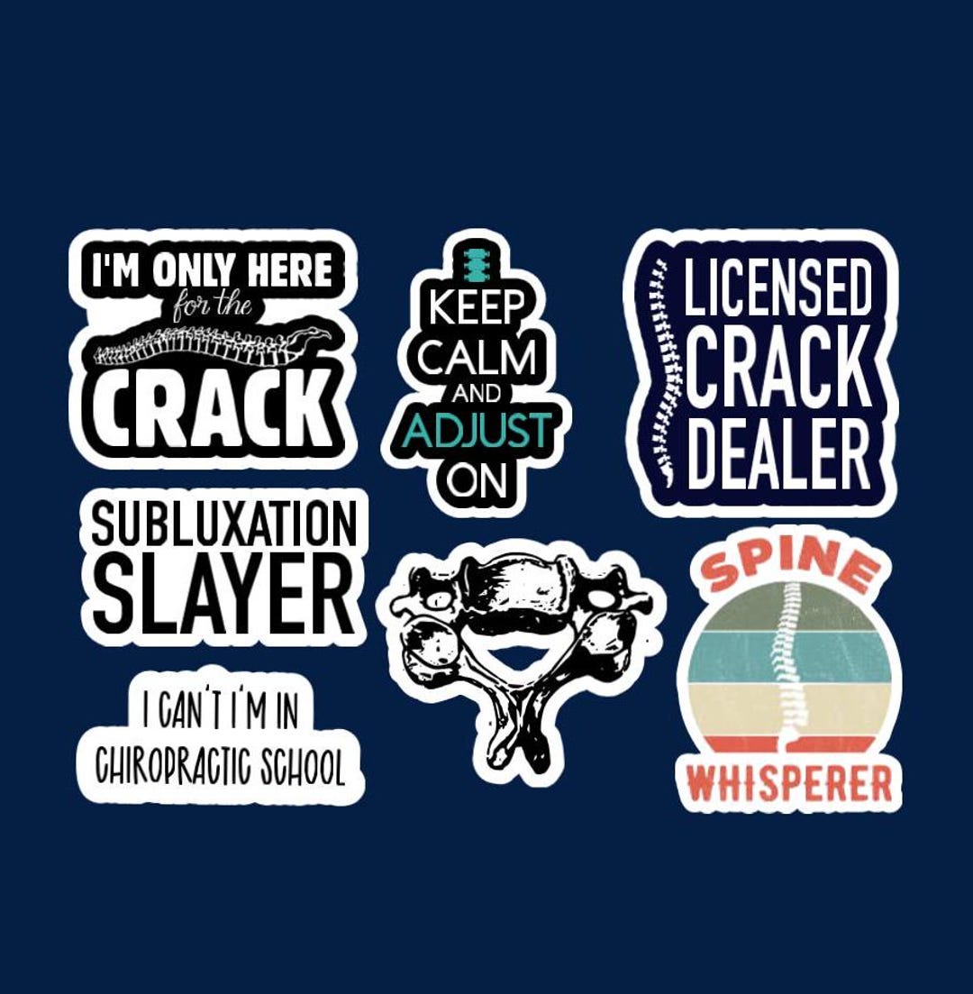Creative Chiropractic Stickers/decals Set/bundle Made by ...