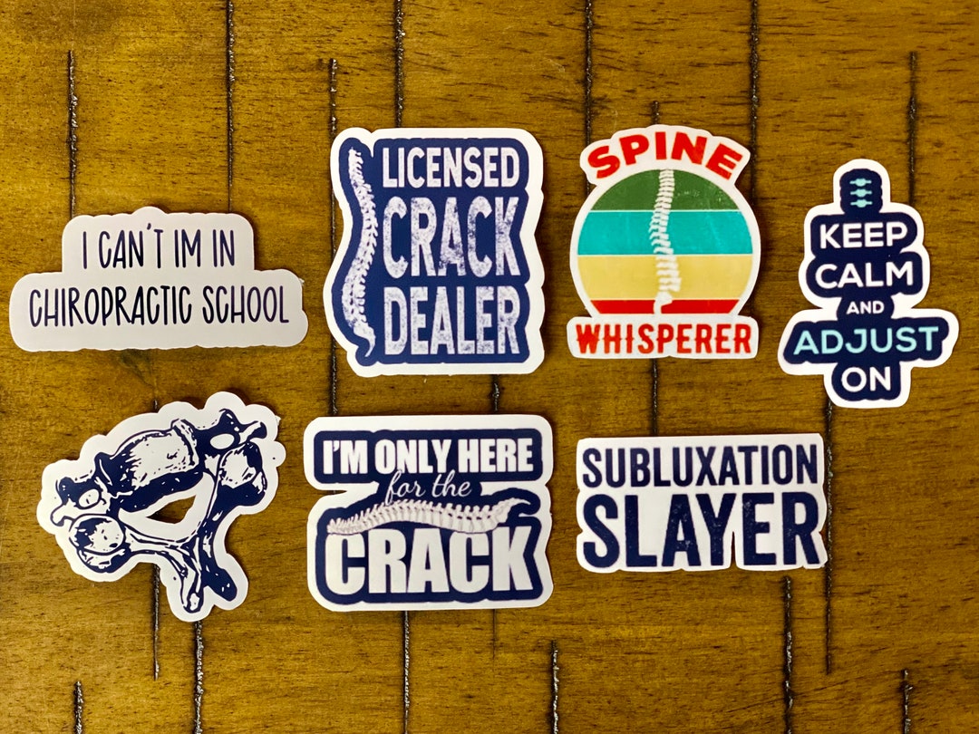 Creative Chiropractic Stickers/decals Set/bundle - Etsy