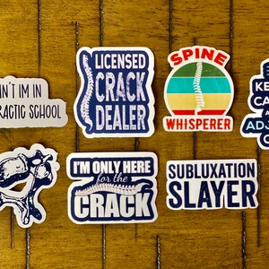 Creative Chiropractic Stickers/decals Set/bundle Made by ...