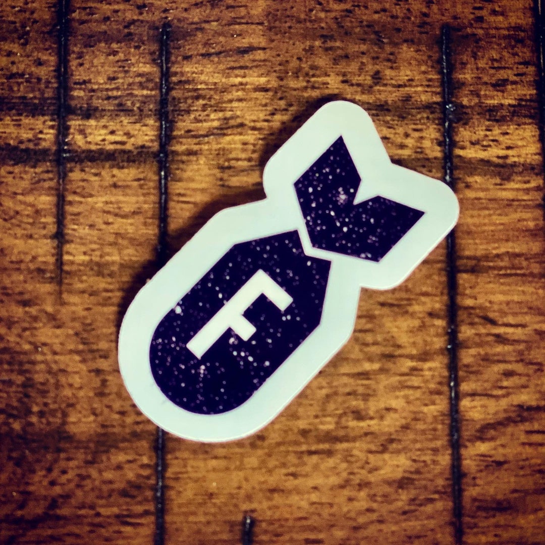 F Bomb Sticker/decal Made by Funanduniquecrafts Funny Silly - Etsy