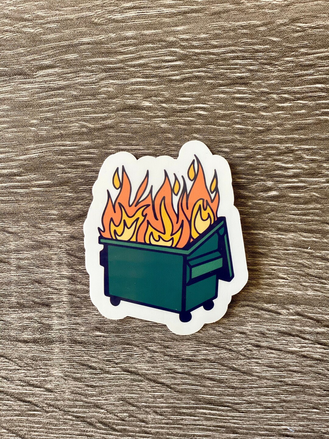 Dumpster Fire Sticker/decal Made by Funanduniqecrats Funny - Etsy