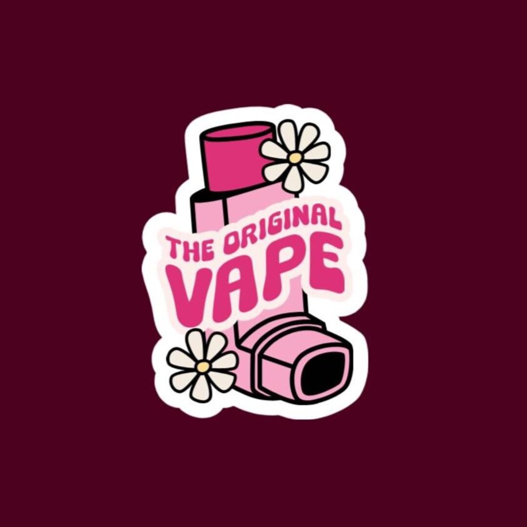 The Original Vape - Inhaler Joke Sticker/decal Made by ...