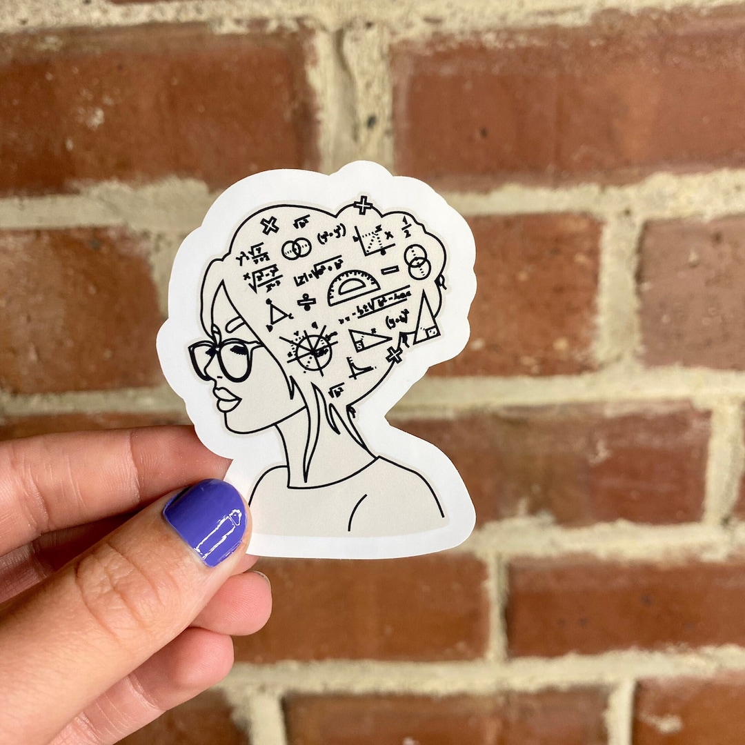 Women in Science Math Student Learning Sticker/decal Made by ...