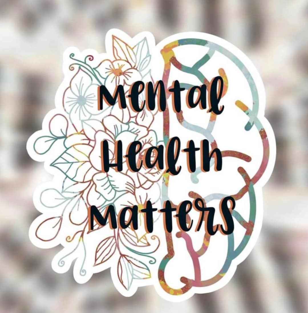 Mental Health Matters Sticker/decal - Etsy