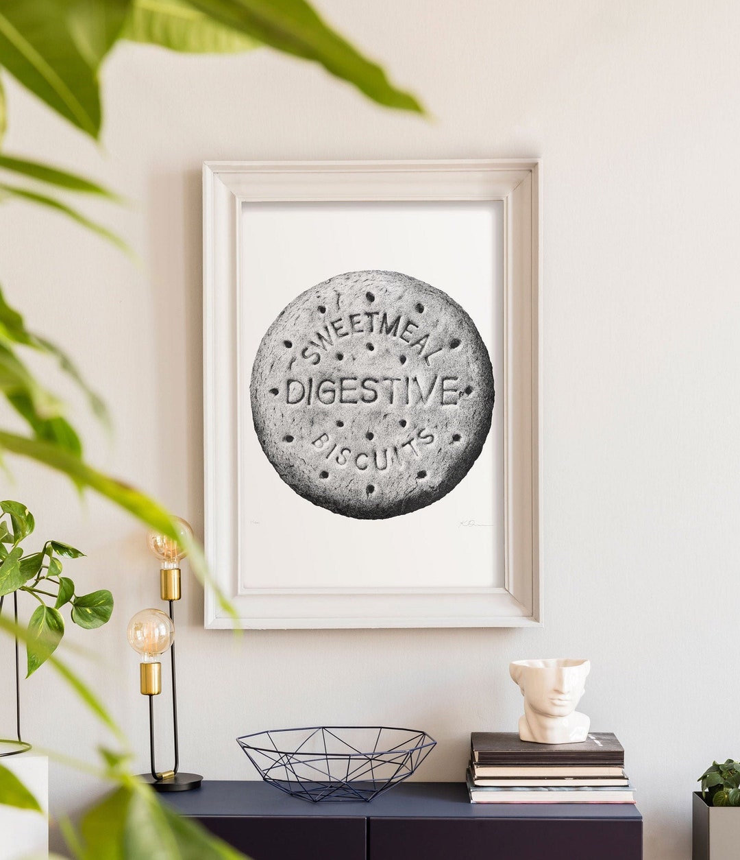 Digestive Biscuit - Limited Edition Giclée Print of Hand Drawn ...