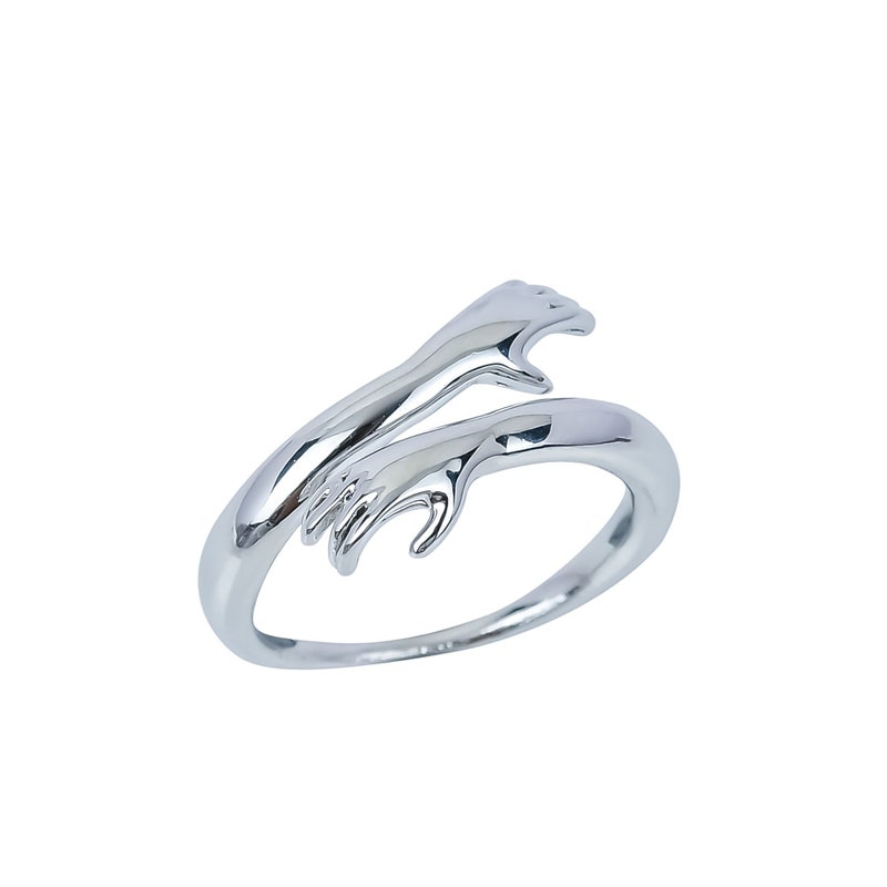 Hug Ring Sterling Silver - Etsy