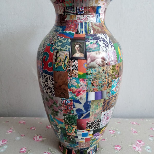 Decoupage Vase - Etsy