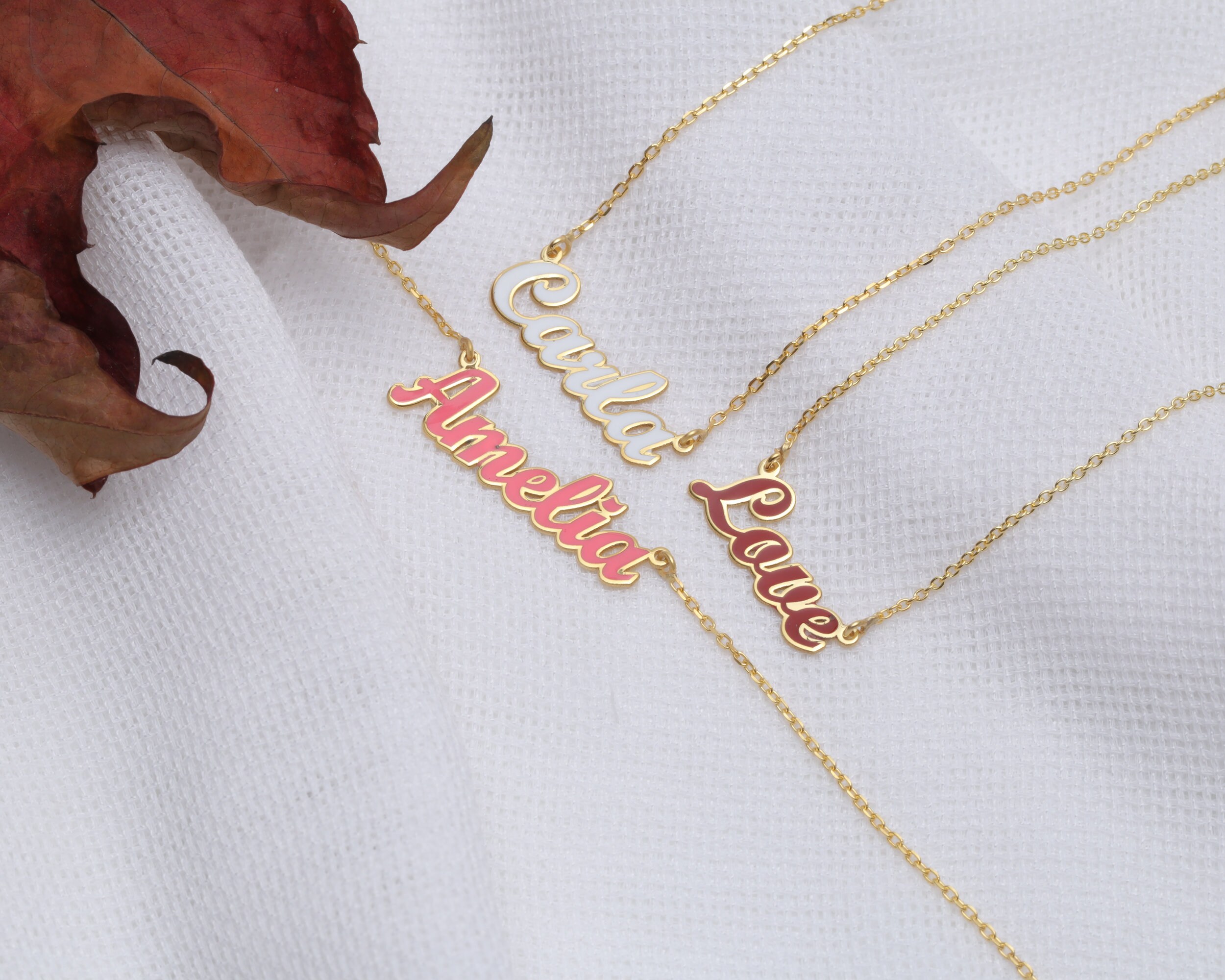Personalized Child Name Necklace, Custom Child Girl Gift, Little Girl ...