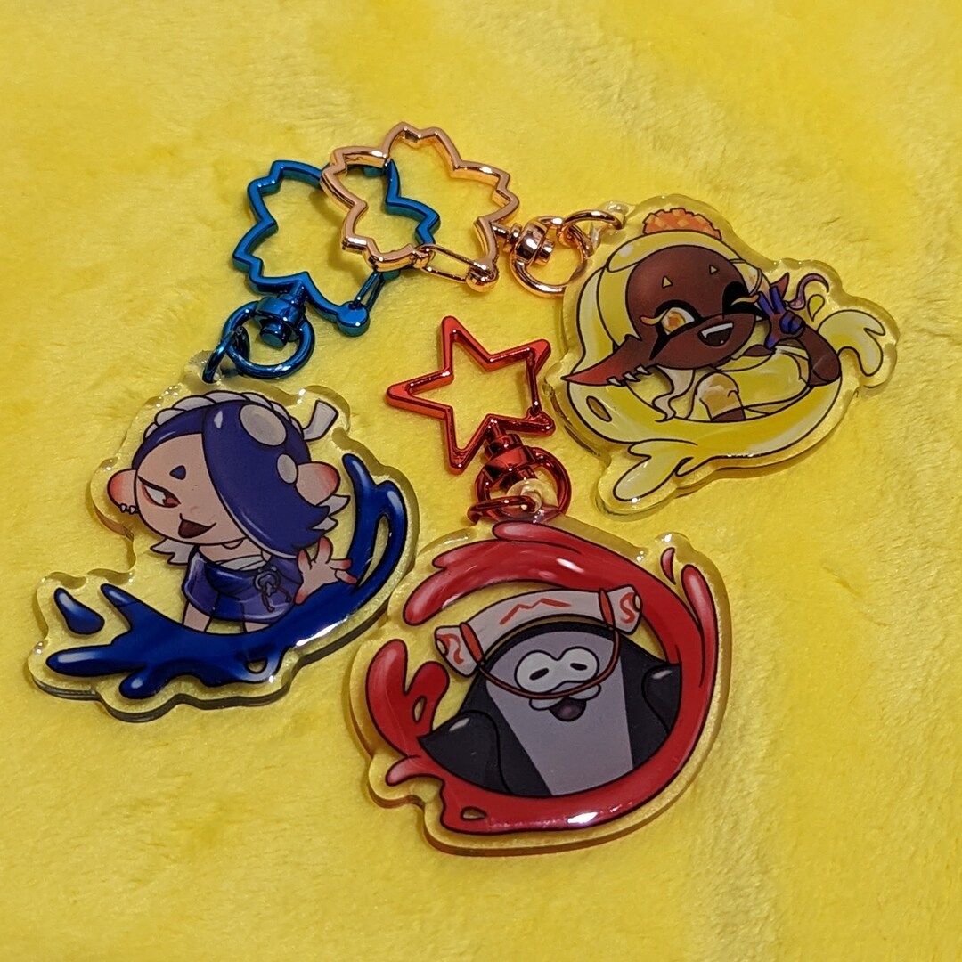 Deep Cut Splatoon 3 Idol Charms - Etsy