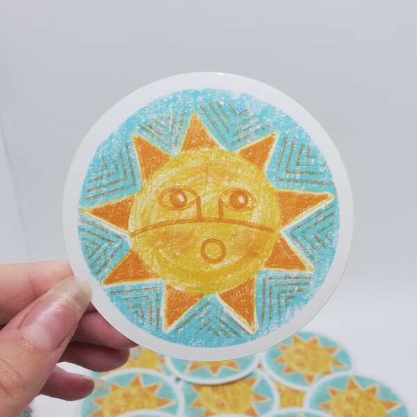 Sun Decal - Etsy
