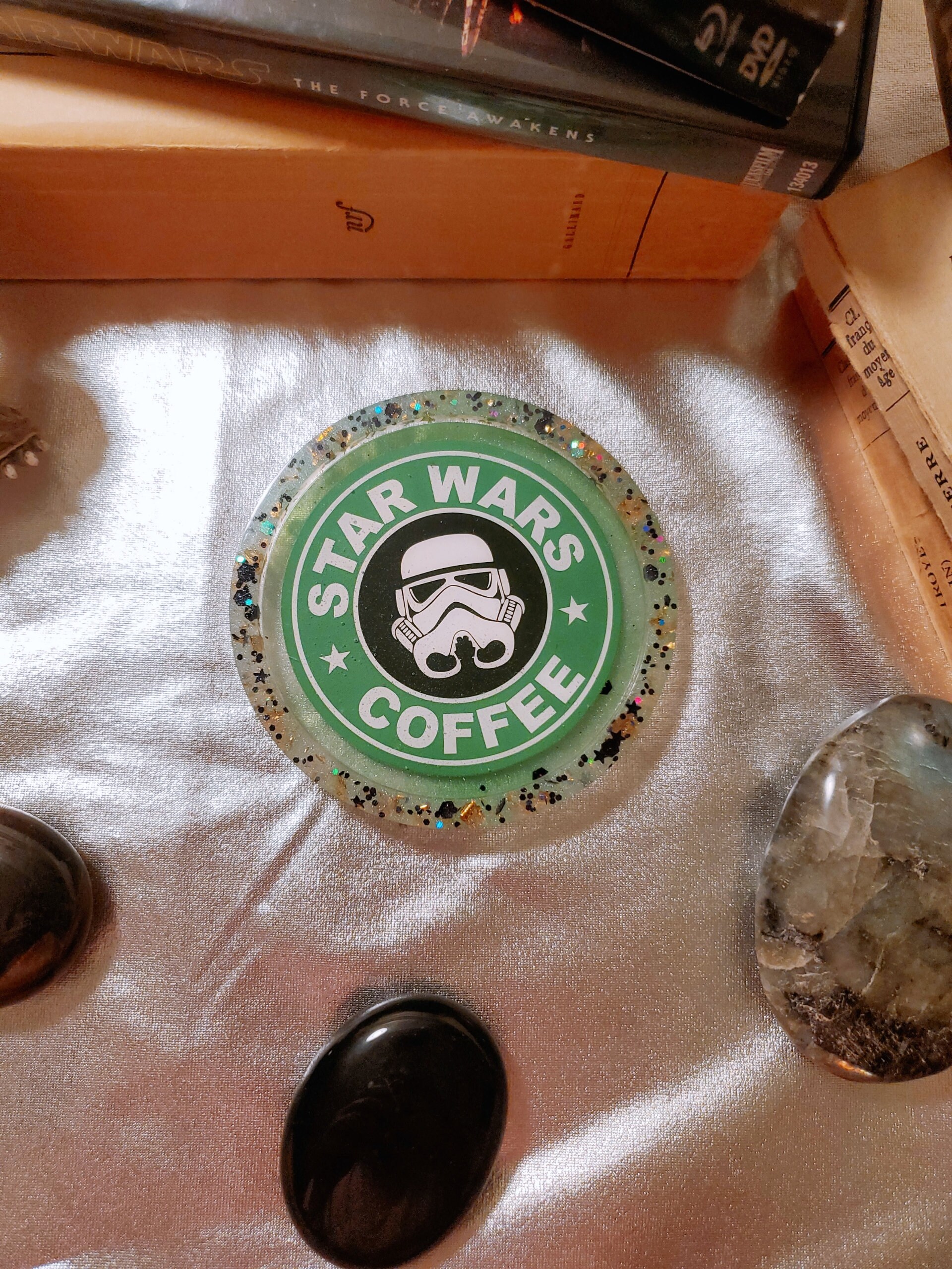 Coffee Jedi Stormtrooper Starbucks Coaster - Etsy UK
