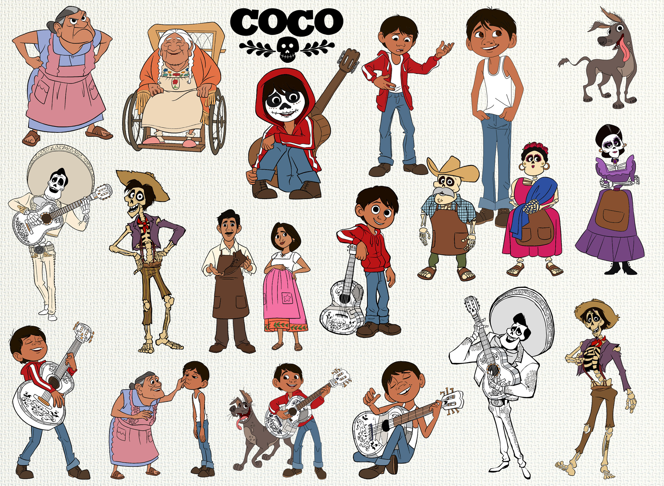 COCO Coco clipart Coco png coco images coco pictures coco | Etsy