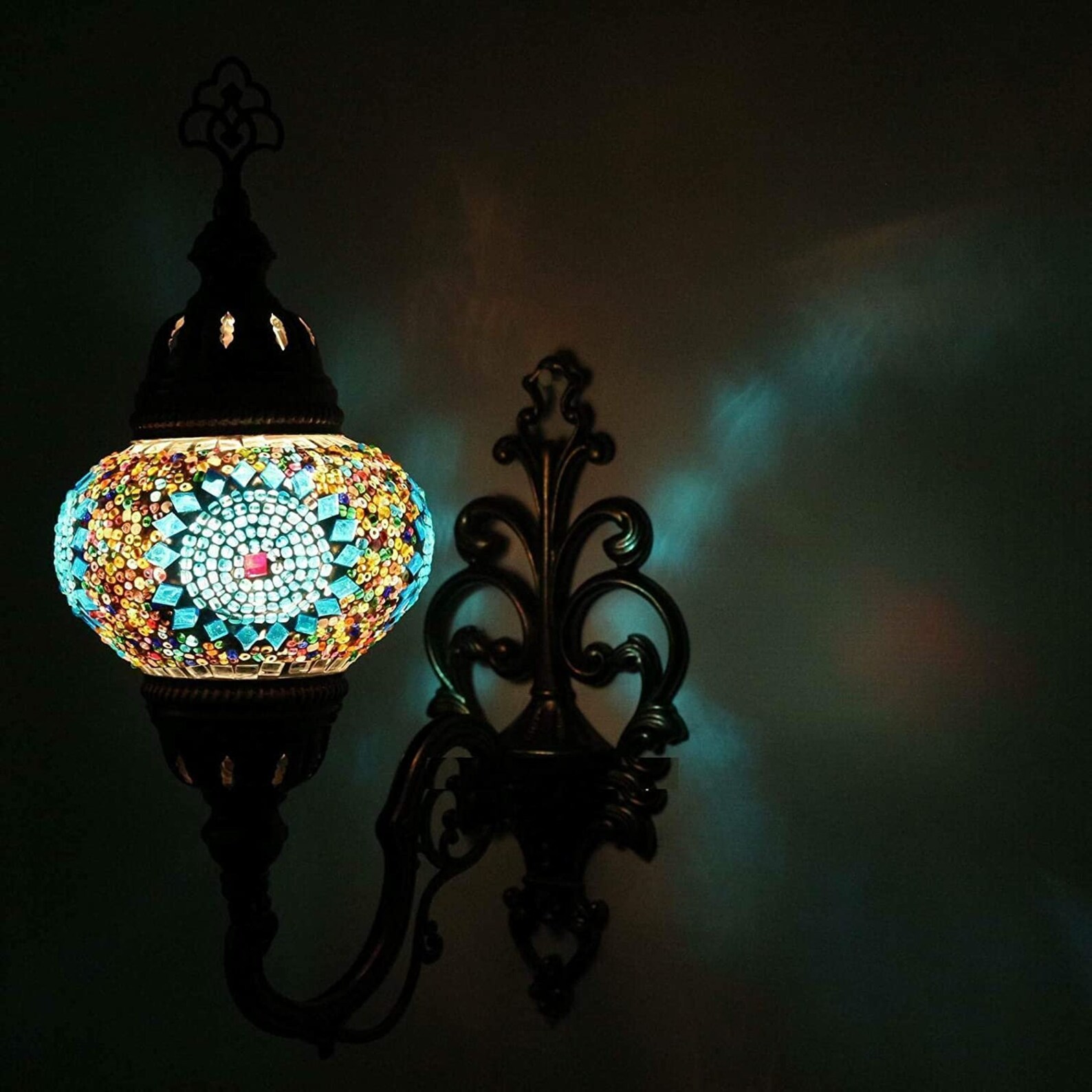 Turkish Wall Lamp Turkish Moroccan Handmade Mosaic Wall | Etsy