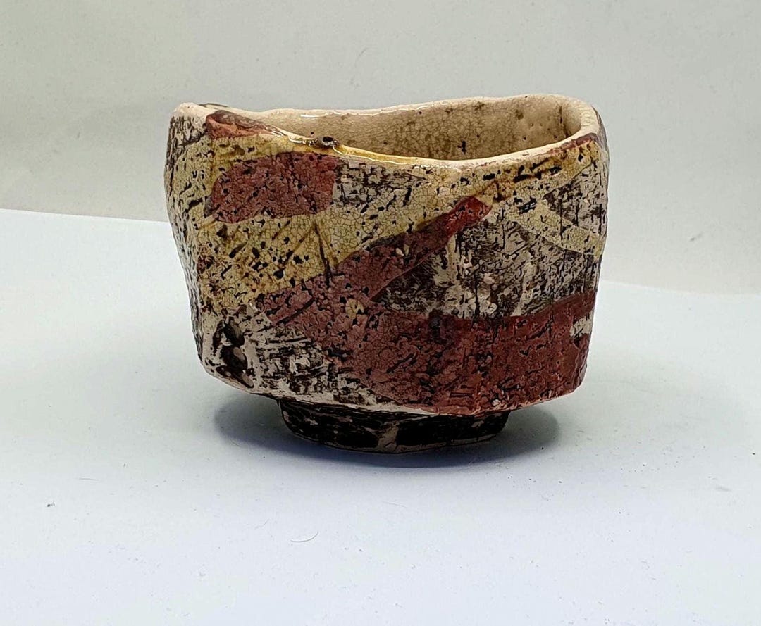 Teabowl Kurinuki, Raku Obvara Firing - Etsy