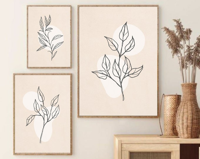 Abstract Prints / Minimalist Art / by PinPerfectPrints on Etsy