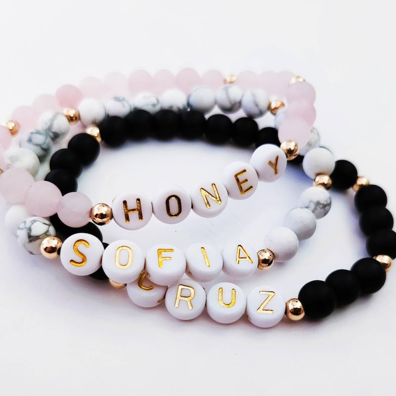 Custom Crystal Bracelet - Etsy