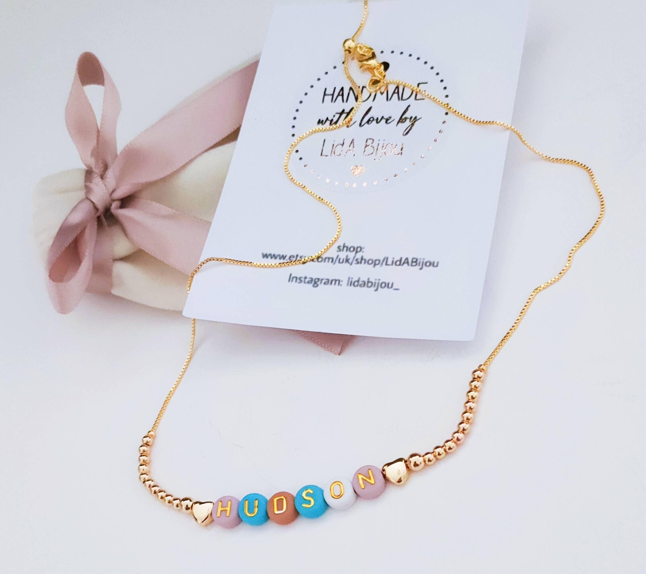 Full of Colour Name Necklaces Custom Choker Personalized - Etsy