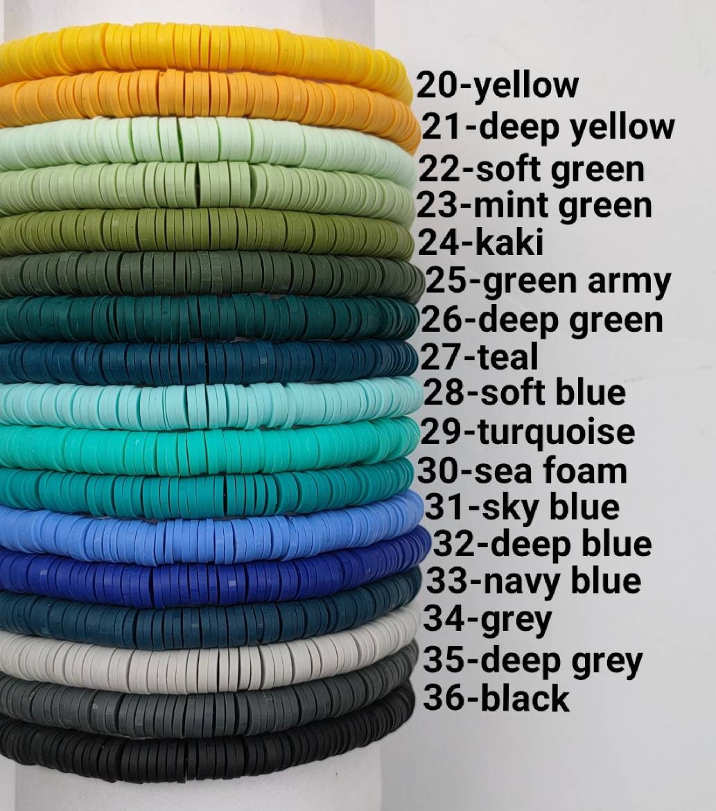 Clear Letter Personalized Name Bead Bracelet Personalized - Etsy