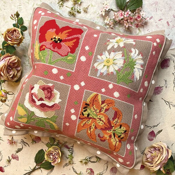 Needlepoint Cushion - Etsy