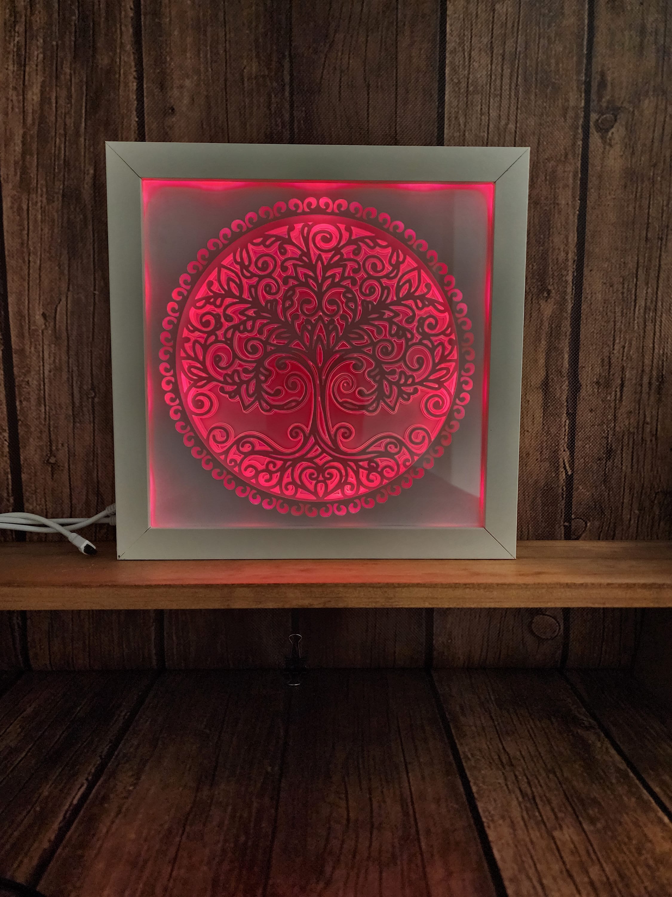Tree of Life LED Shadow Box - Etsy