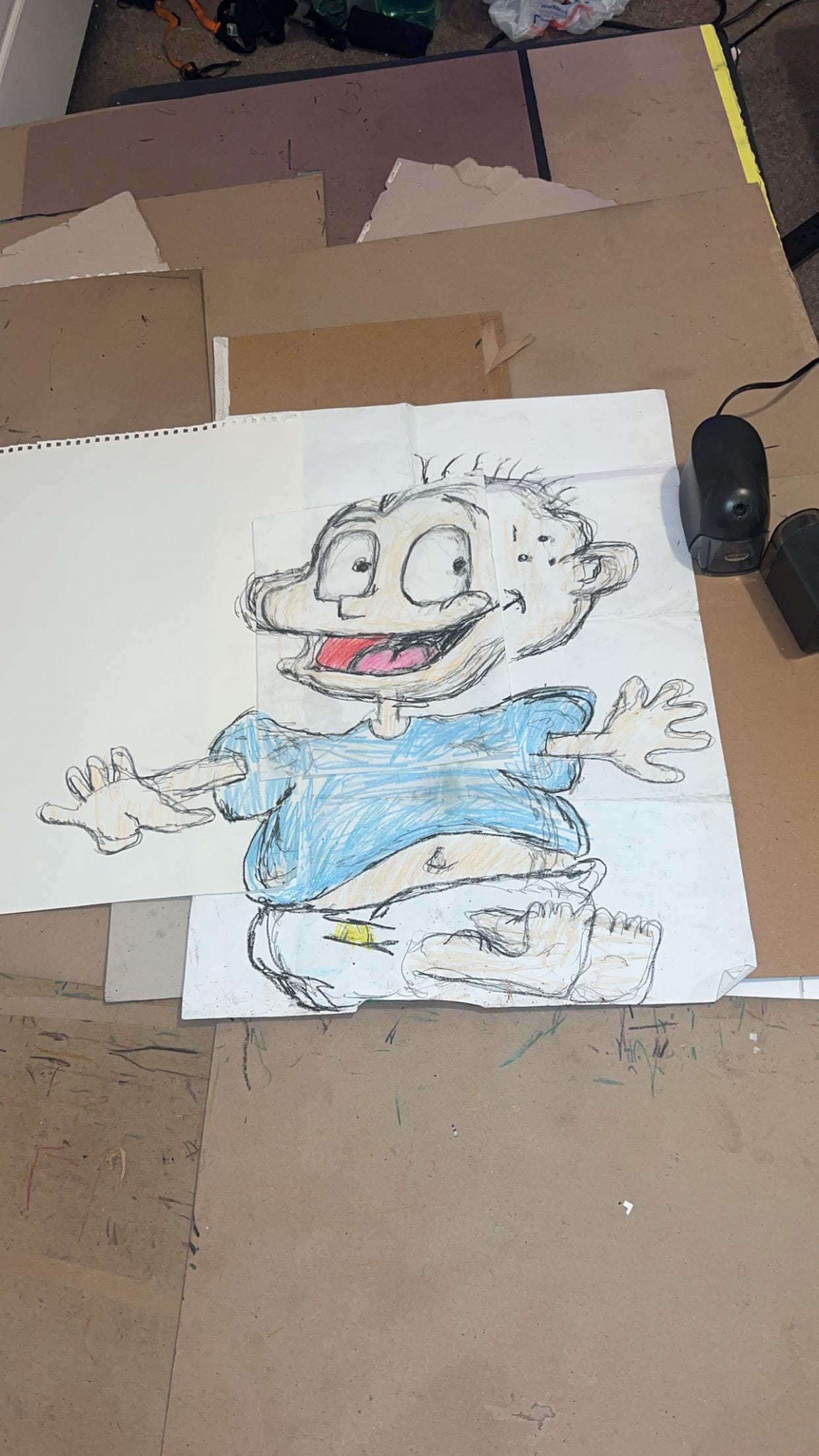 My Fan Art Drawing of Tommy Pickles From Nickelodeon ‘s Rugrats - Etsy
