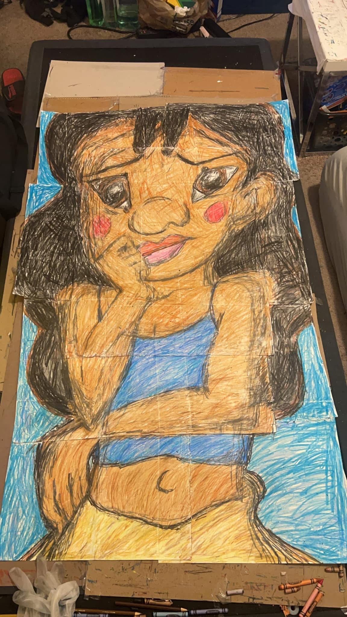 My Fan Art of Nani Pelekai From Lilo & Stitch - Etsy