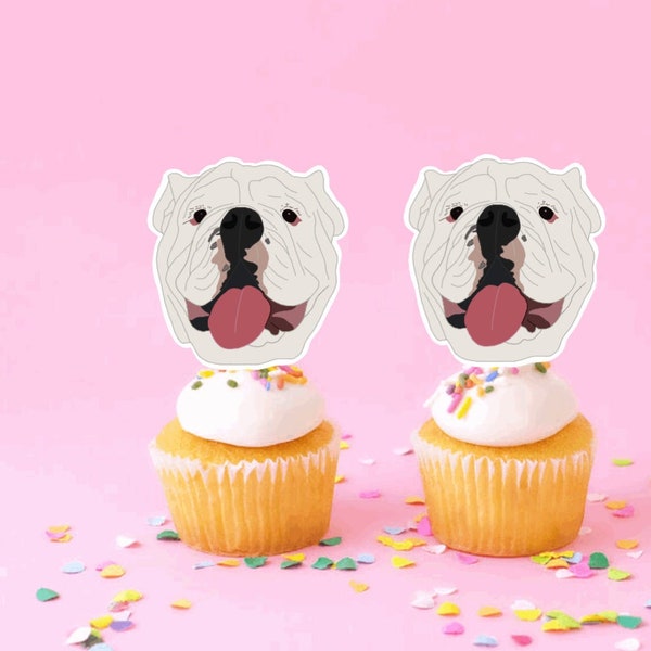 Bulldog Cake Topper - Etsy