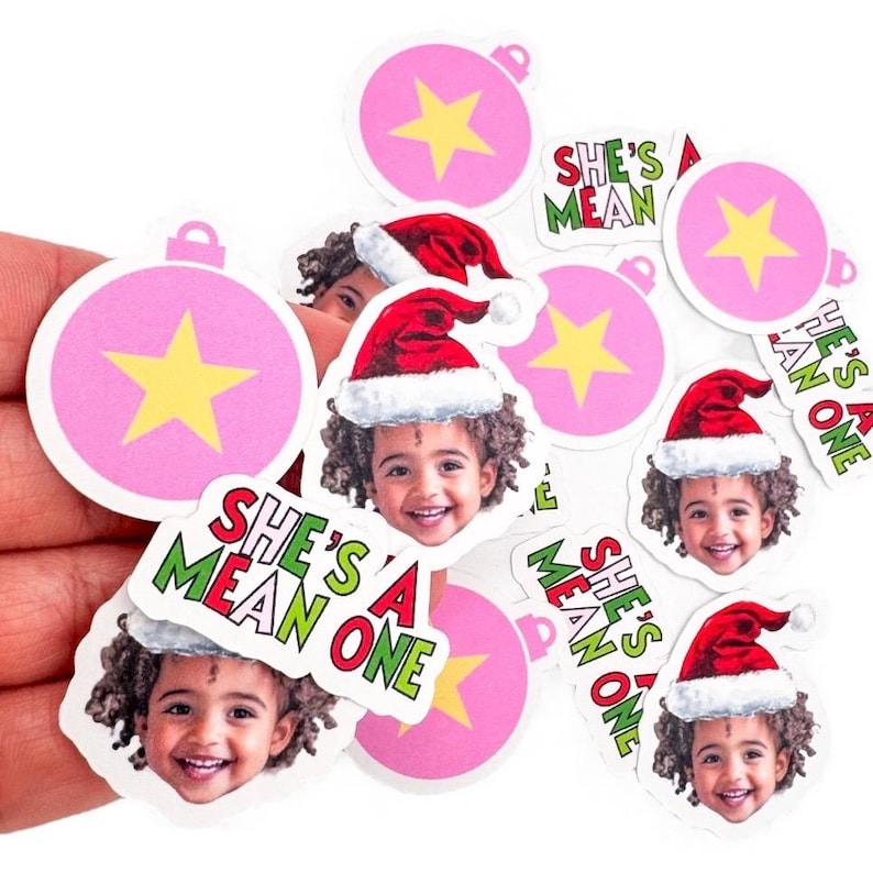 Party Confetti | She's a Mean One | Christmas Confetti | First Birthday ...
