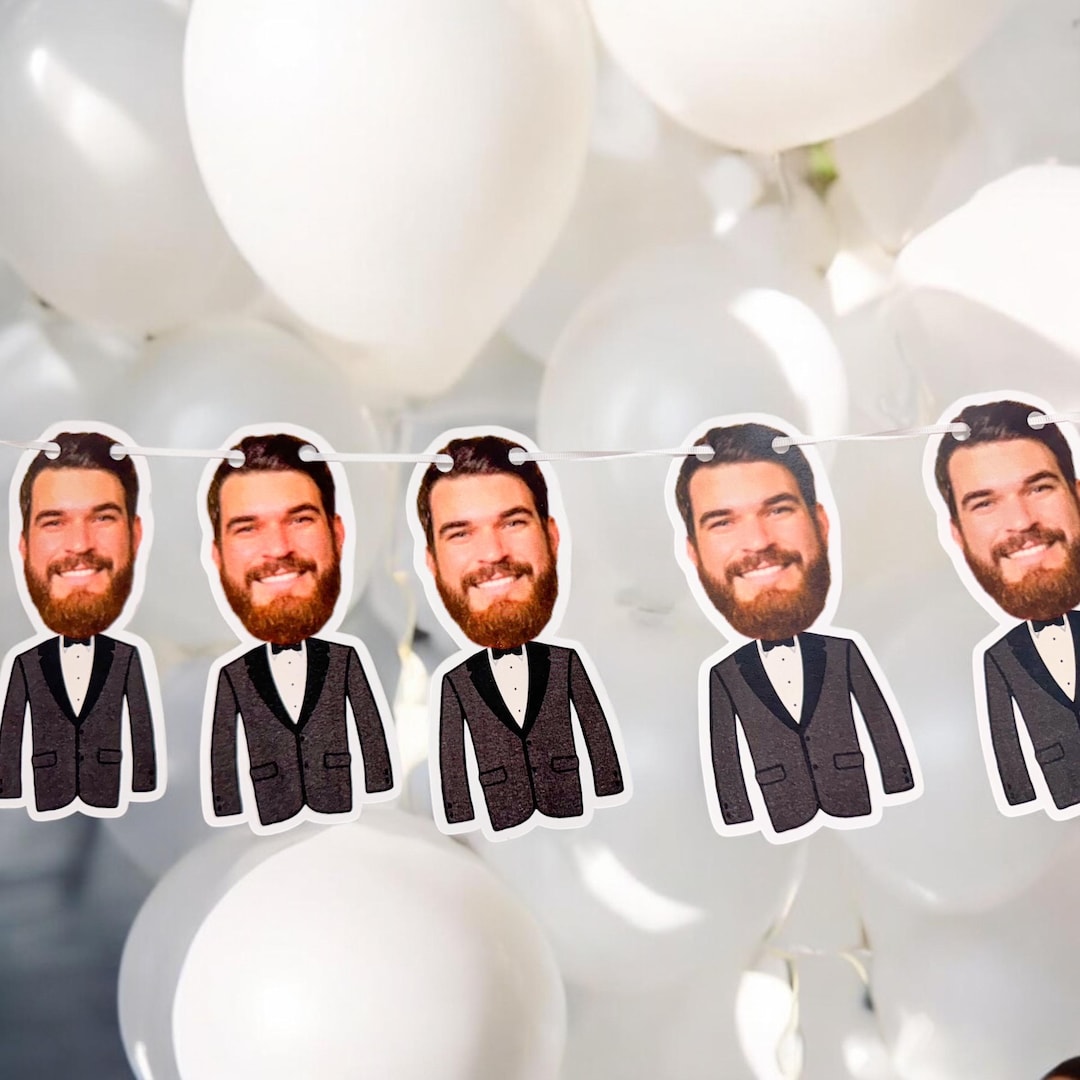 Groom Banner | Photo Head | Custom Banner | Engagement Party | Bridal ...