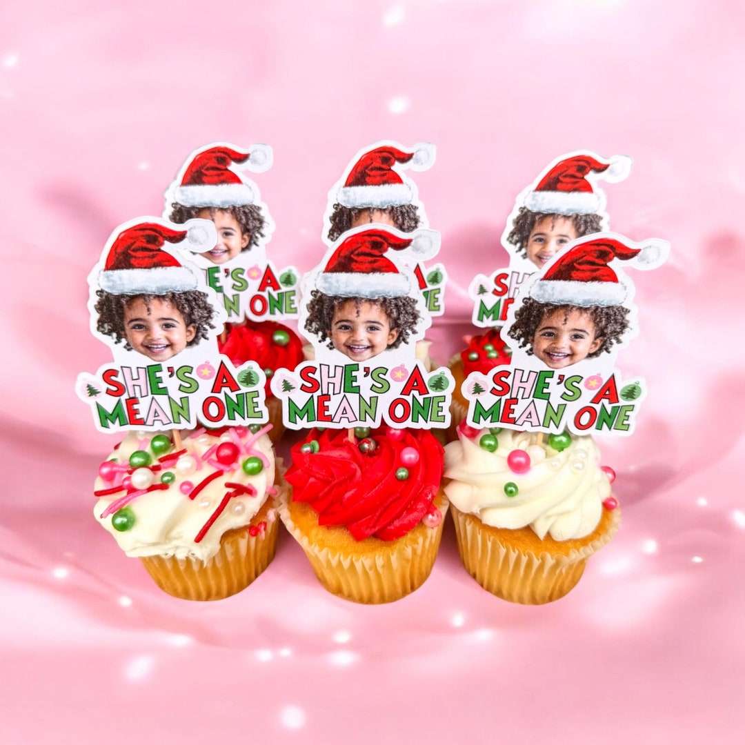 She's a Mean One | Oh What Fun It is to Be One | Holiday Party Cupcake ...