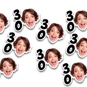 Dirty 30 Confetti | 30th Party Decor | Photo Confetti | Party Decor ...