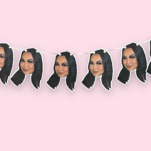 Custom Face | Cardstock Banner | 5 Foot Long | Photo Head Banner ...