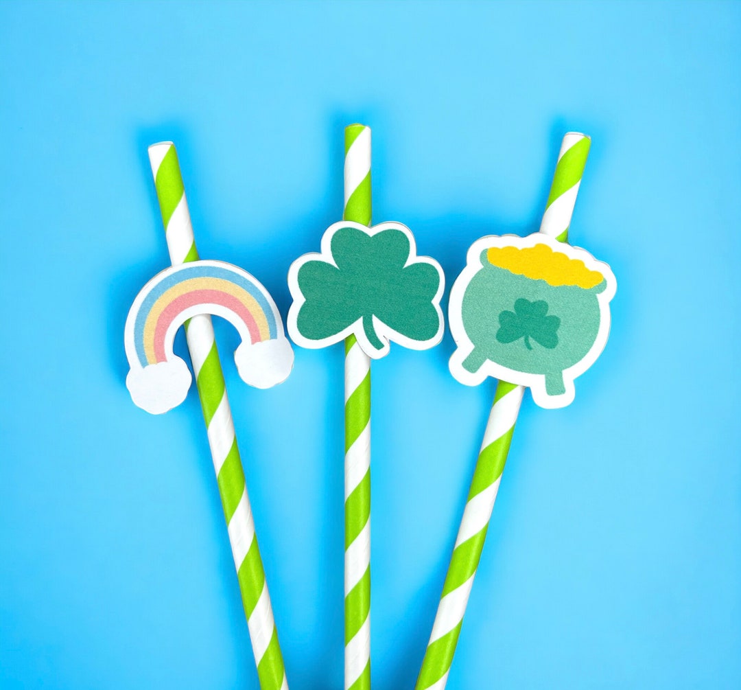 Saint Patricks Day Straws | St Patricks Day Birthday | Lucky One Straws ...
