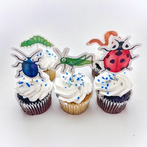 Bug Birthday Toppers | Bug and Insect Birthday Party Decorations ...