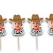 Cowboy Cupcake Toppers Western Birthday Party Decorations My First ...