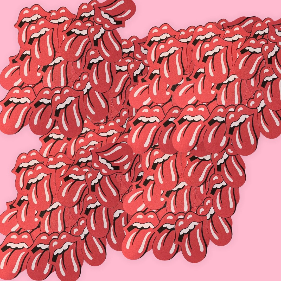 Lip Confetti Party Confetti Lips Tongue Lips Kiss Fun Decor Lips Lip ...