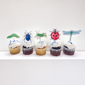 Bug Birthday Toppers | Bug and Insect Birthday Party Decorations ...