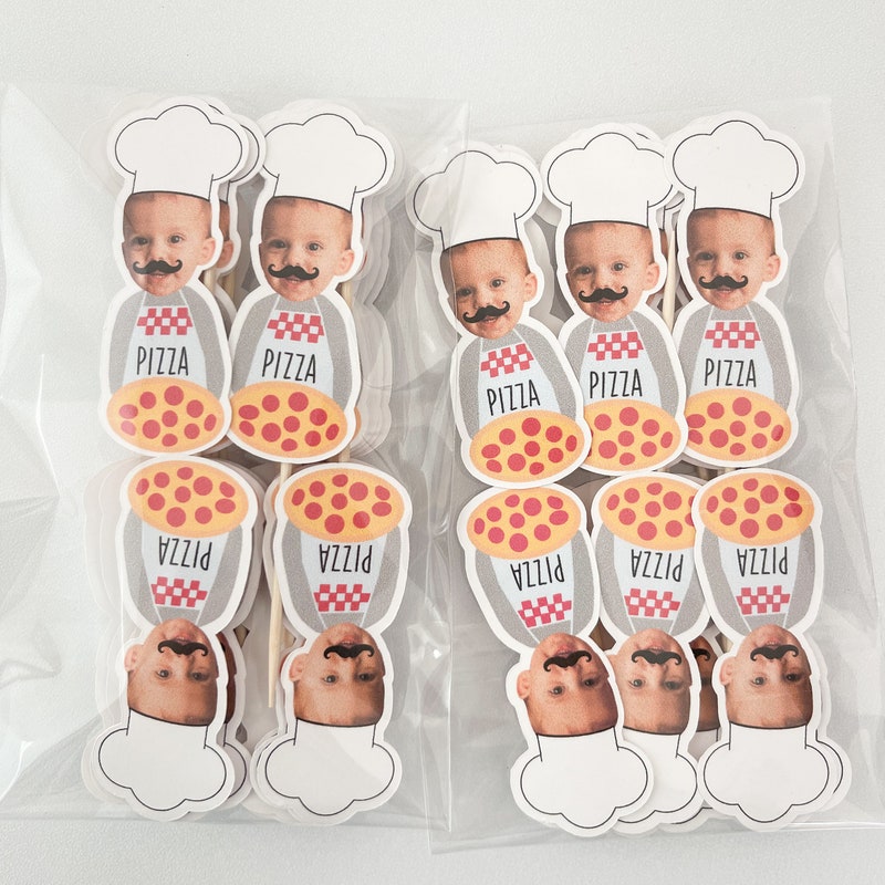 Pizza Theme Cake Toppers - Etsy