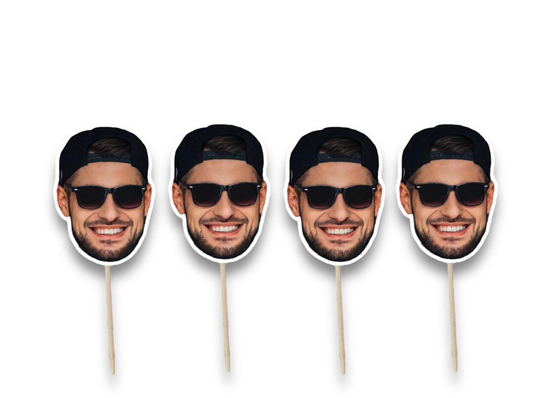 Groom Face Toppers: Bachelorette, Bachelor, Engagement, Wedding, Bridal ...