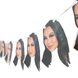Custom Face | Cardstock Banner | 5 Foot Long | Photo Head Banner ...